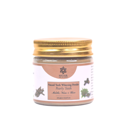 Natural Teeth Whitening Powder - Pearly Teeth (Mulethi, Neem & Clove)1 ...